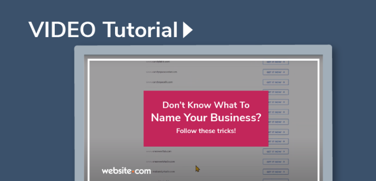 EASIEST Way to Create a Brand Name - Website.com Blog